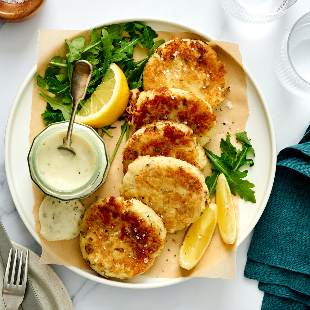 Cod Fish Cakes | Frozen Fish Cakes Delivery - Larry's Catch